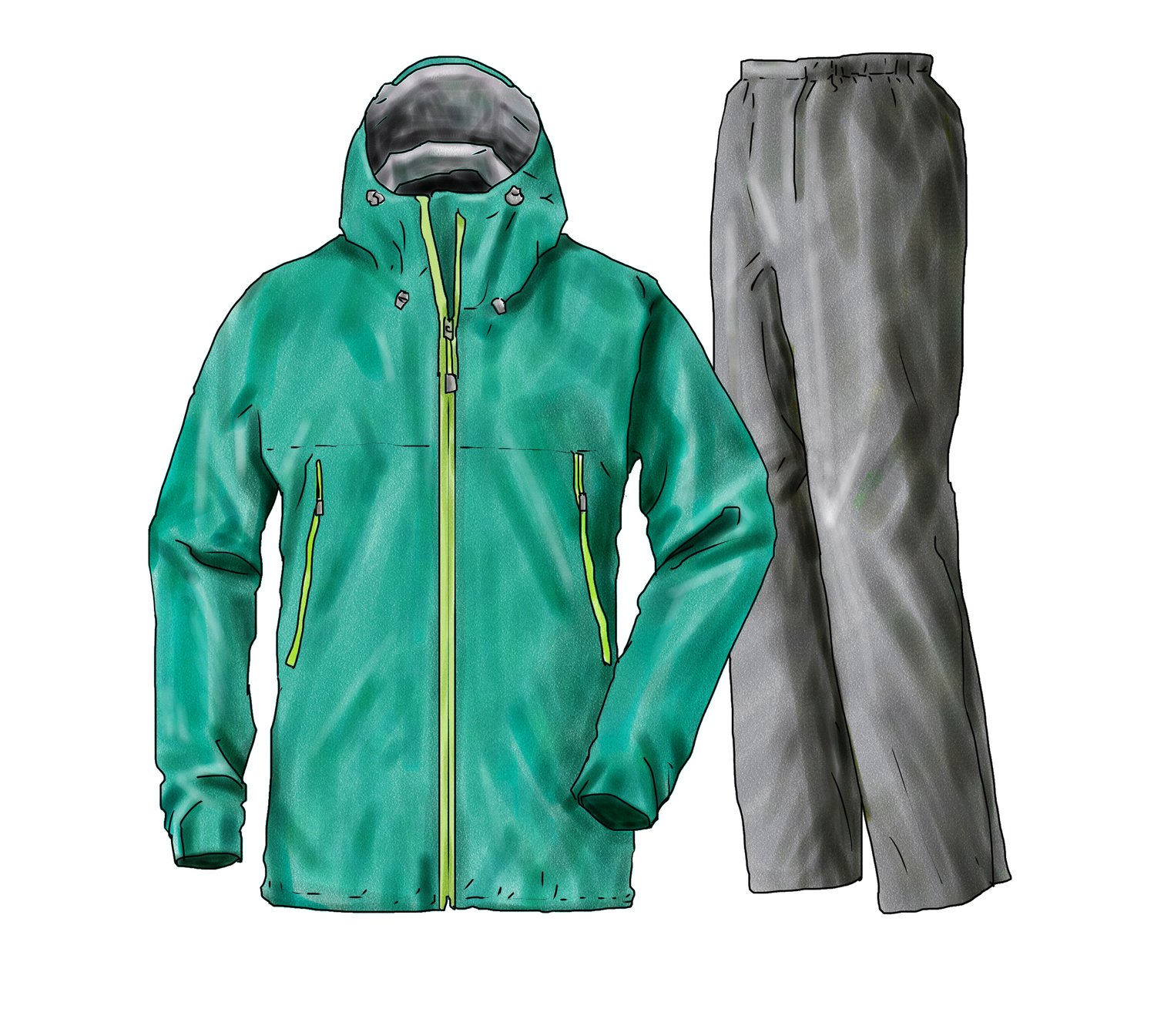 DWR(durable water repellent) coating reactivation for outdoor garments
